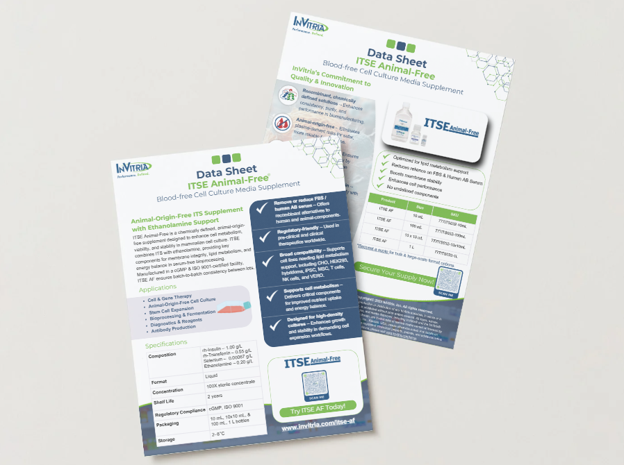 ITSE Animal-Free - Data Sheet - InVitria