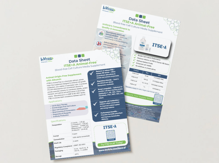 ITSE+A Animal-Free - Data Sheet - InVitria