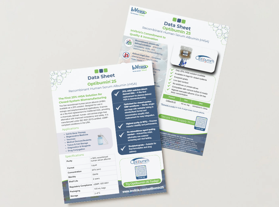 Optibumin 25 - Data Sheet - InVitria