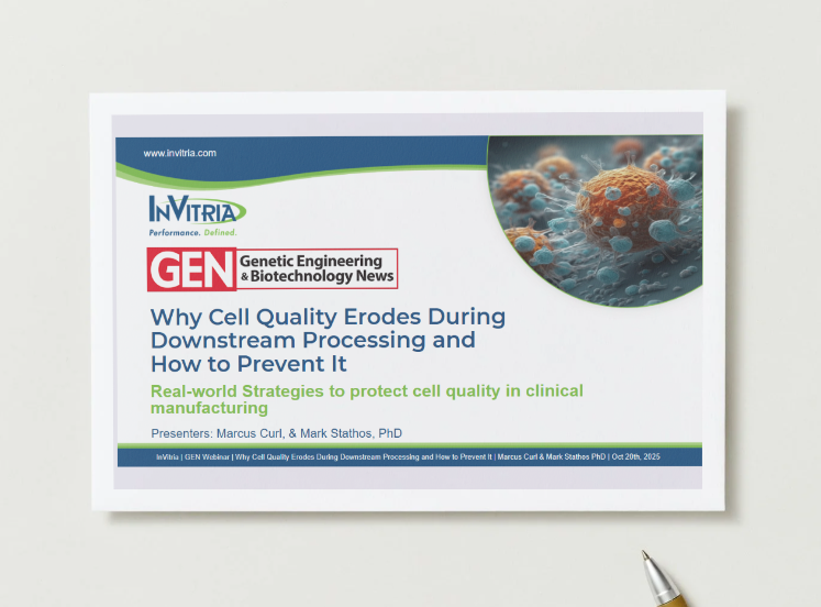 Why Cell Quality Declines — and How to Prevent It | InVitria Webinar