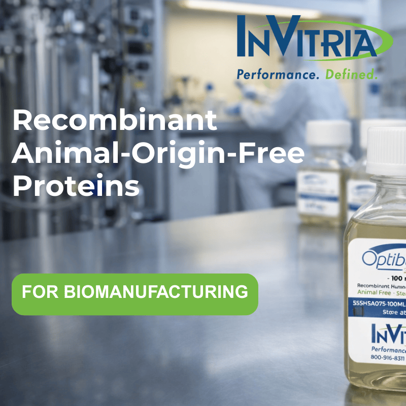 InVitria: Recombinant, Animal-Free Cell Culture Media & Supplements